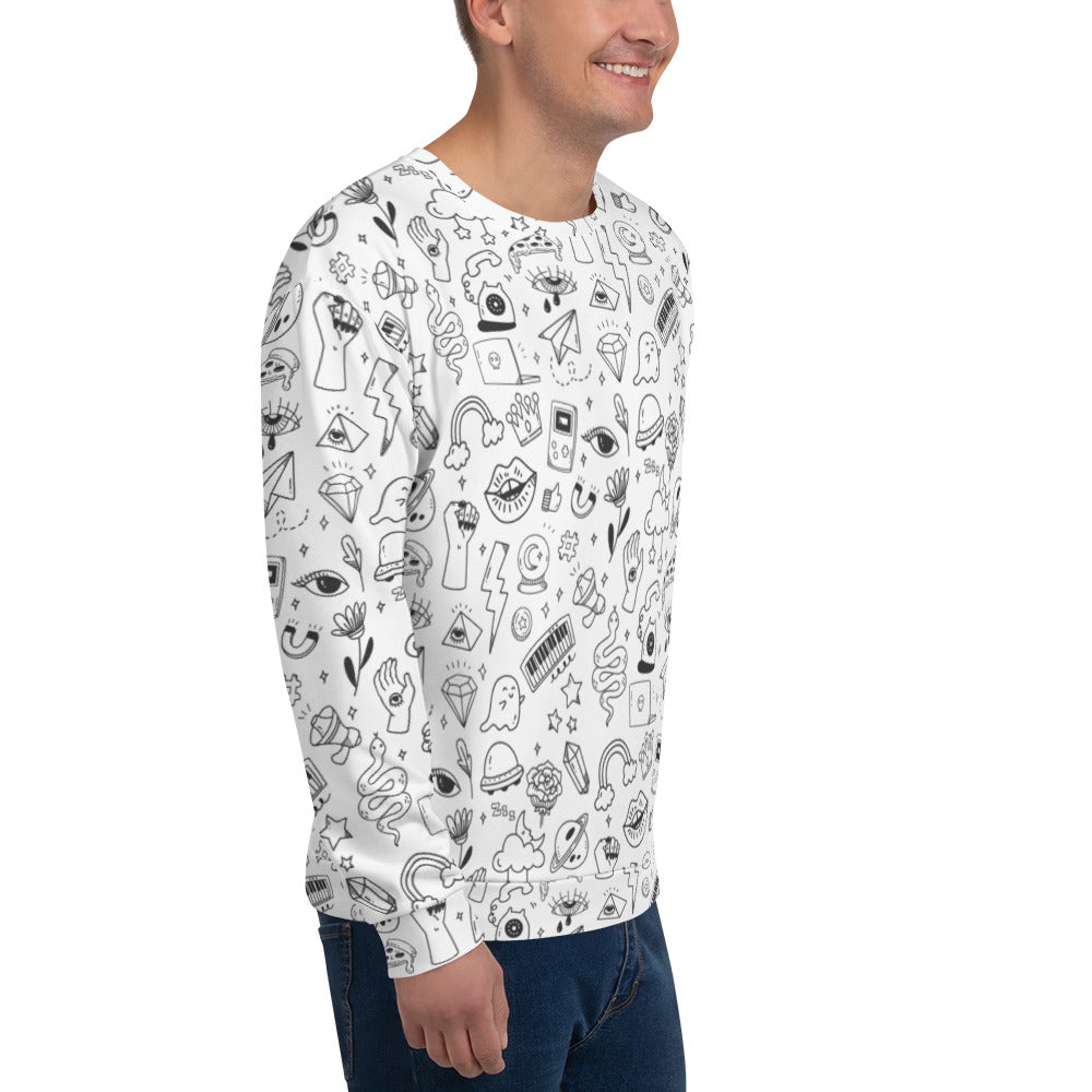 Scribble Sweats Crew Neck Sweatshirt